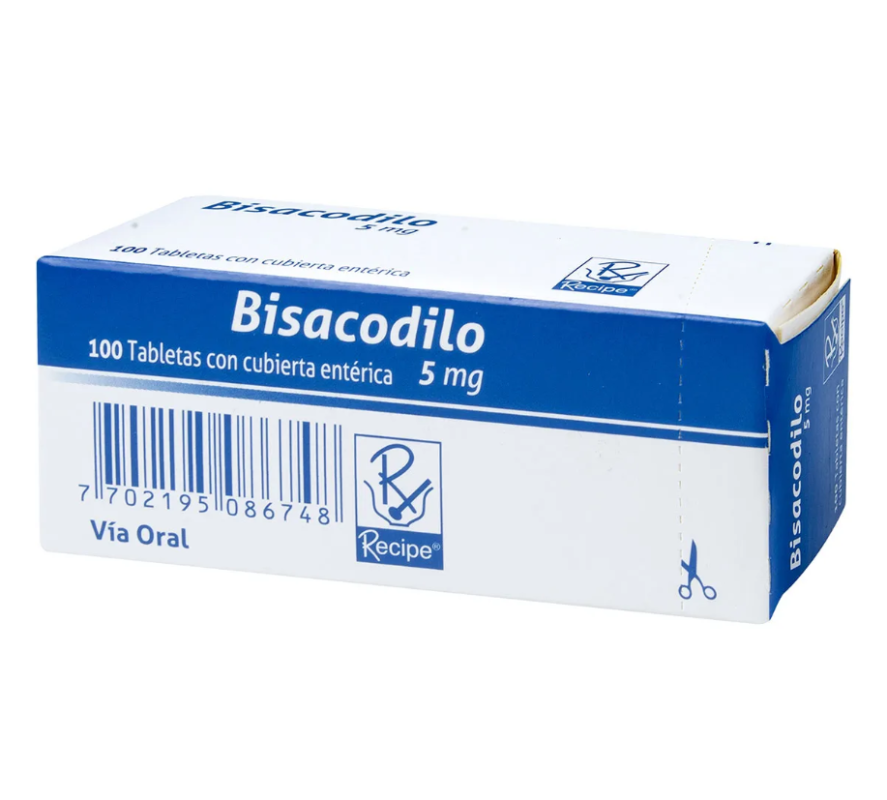 BISACODILO RECIPE 5 MG CAJA X 100 TABLETAS - ⚕️Droguería la de Todos⚕️