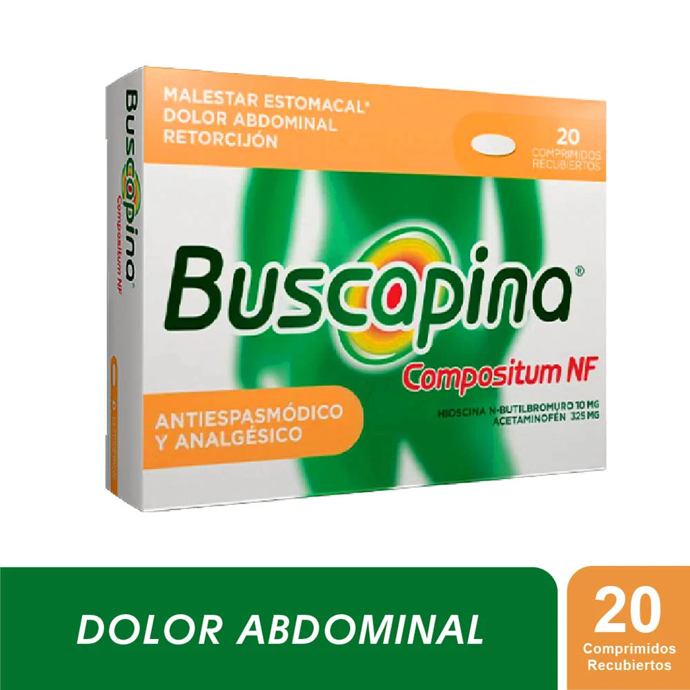 Buscapina Compuesta Nf (325+10)Mg Caja X 20 Tabletas Recubiertas - ⚕ ...